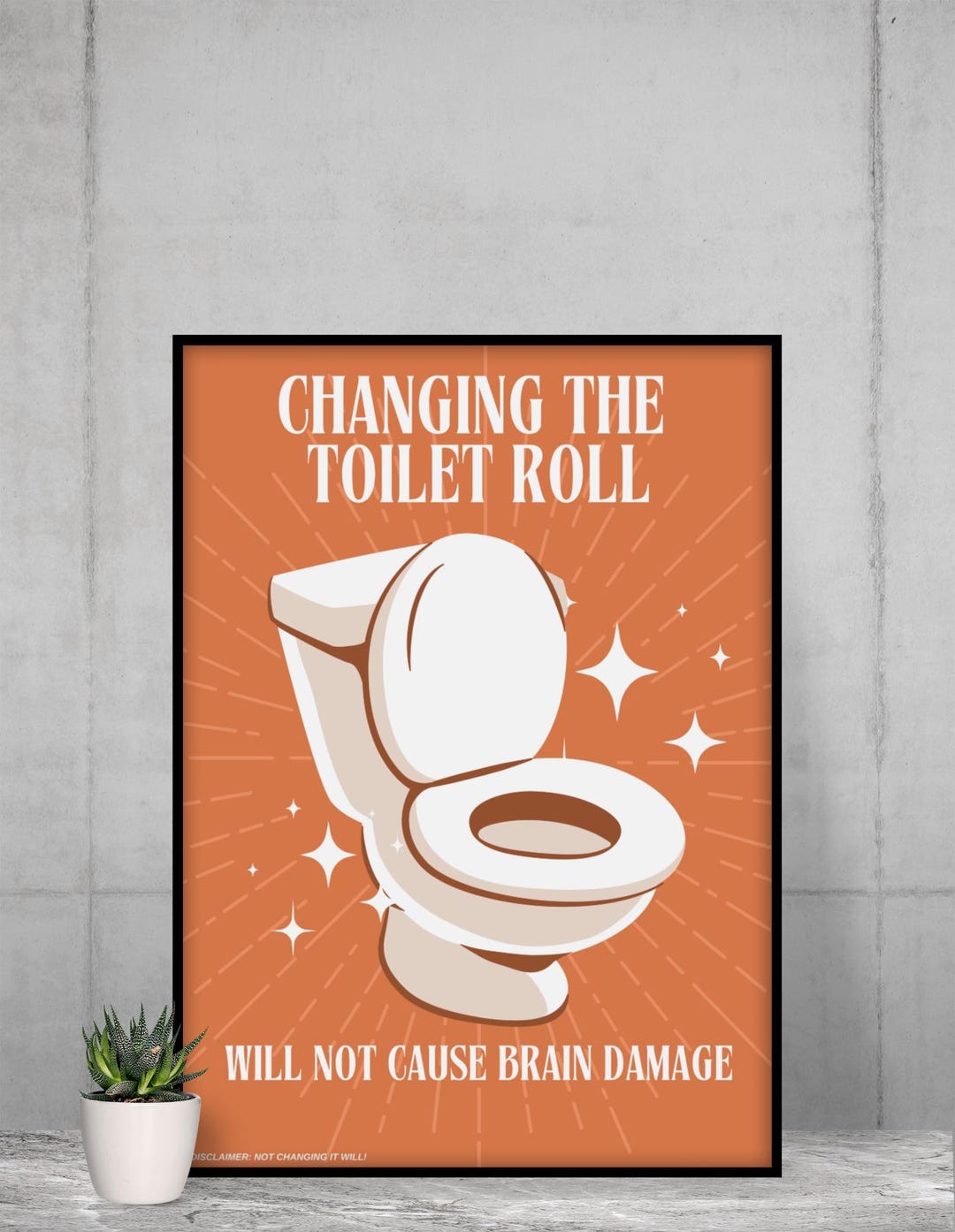 Funny Toilet Wall Art | Bathroom Sign Printable | Instant Download ...