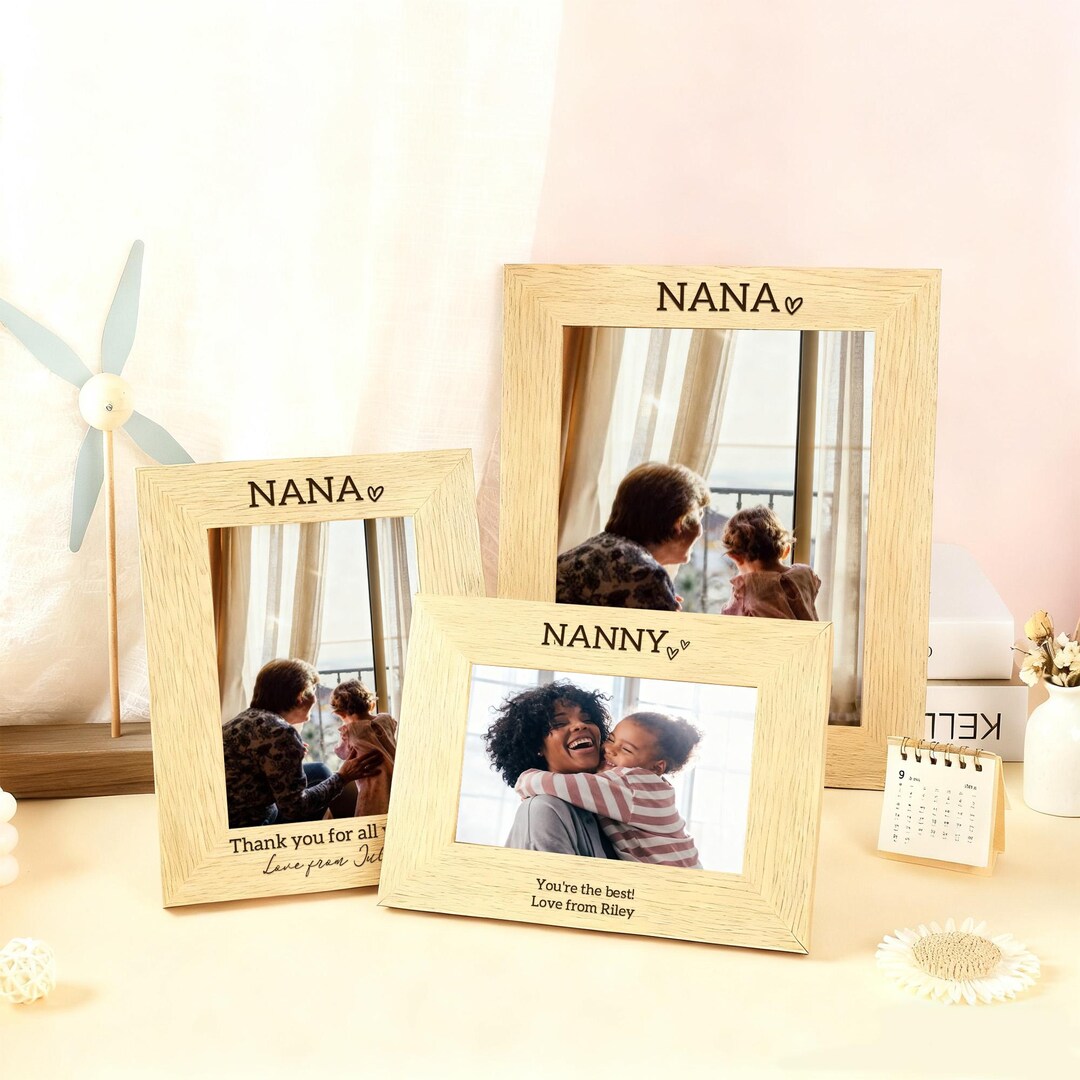 Nanny I Love You Gift,grandma Photo Frame,grandma Birthday Gift,nana ...