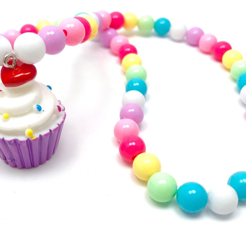 Cupcake Necklace - Etsy