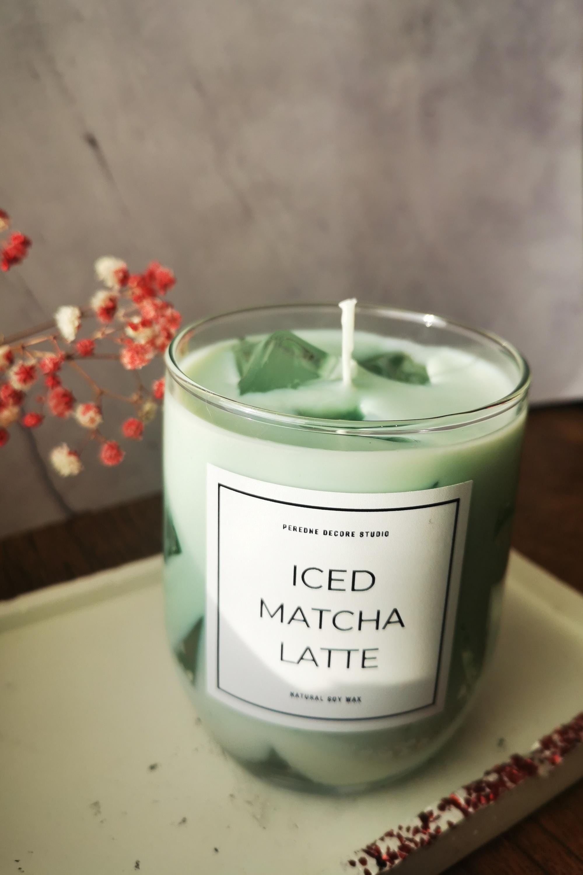 Matcha Latte Candle 11 Oz | Scented Handcrafted Soy Candle | Matcha ...
