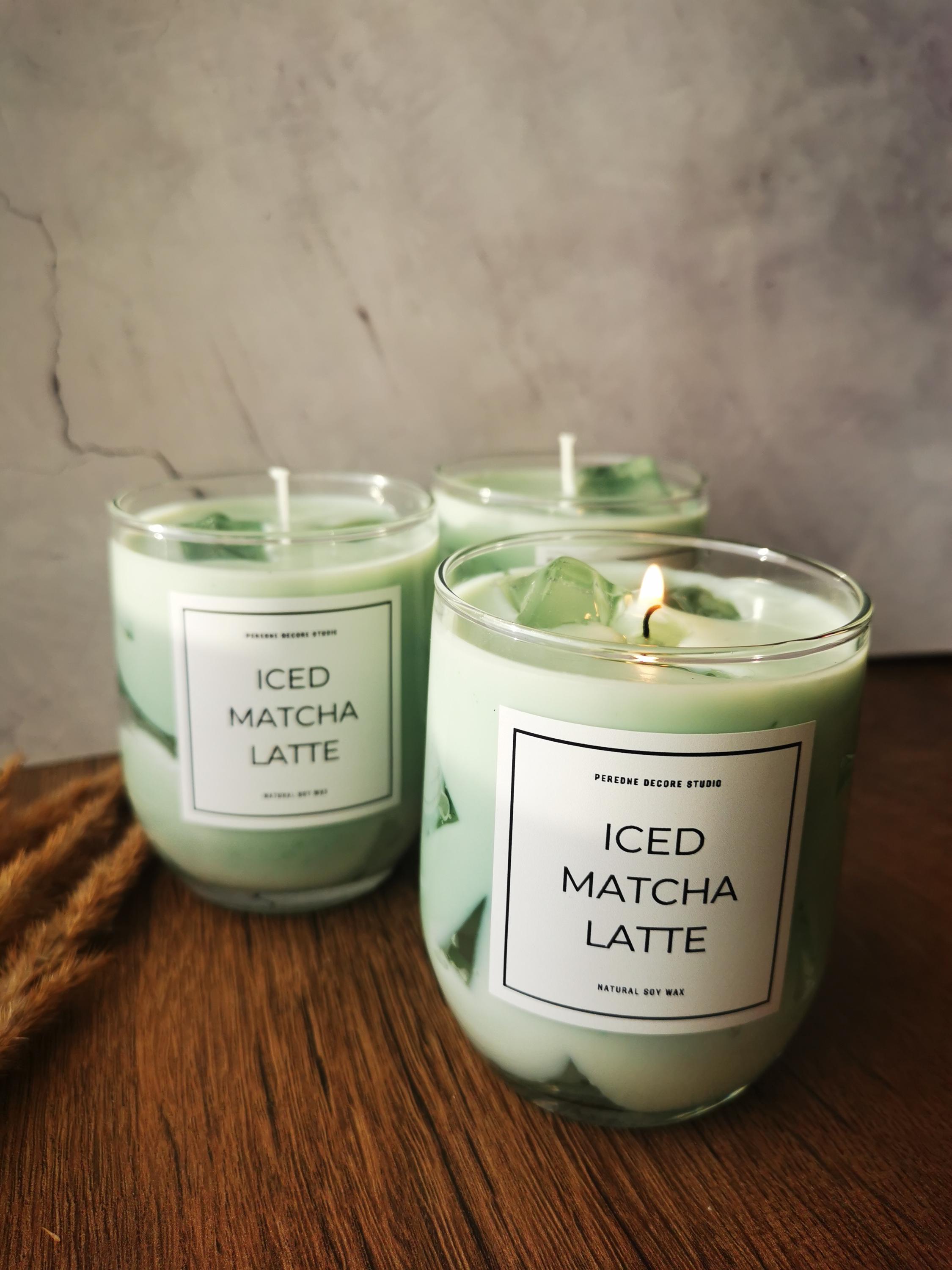 Matcha Latte Candle 11 Oz | Scented Handcrafted Soy Candle | Matcha ...