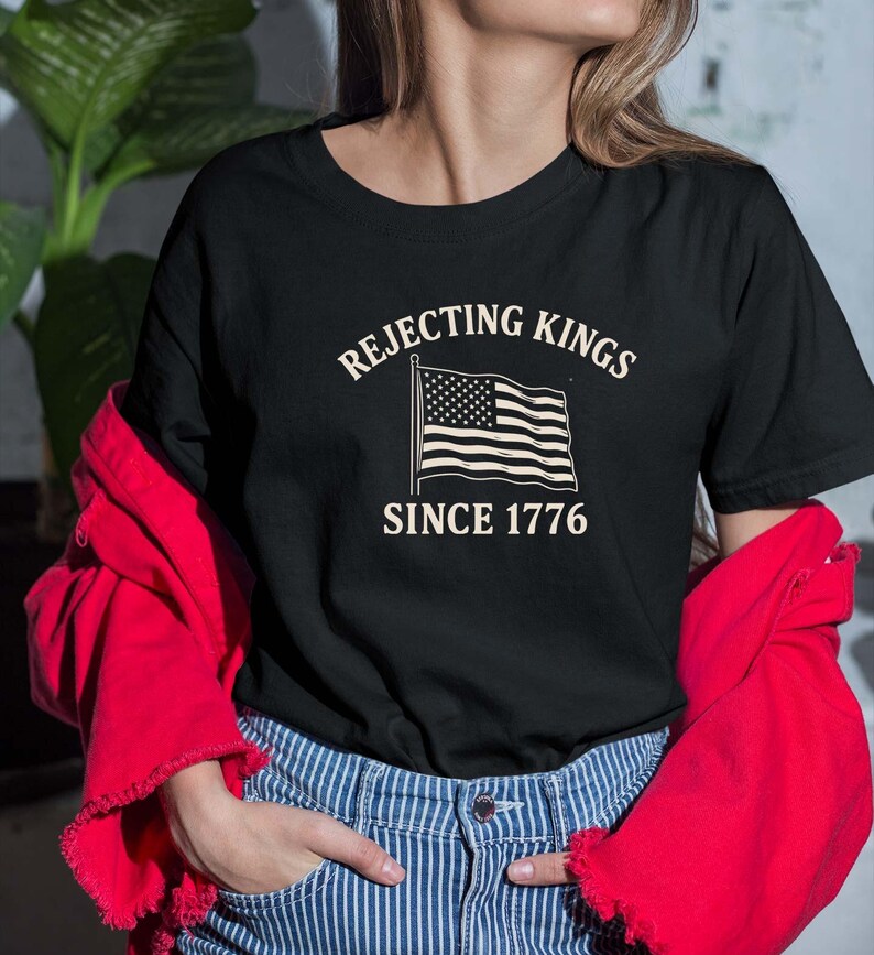Rejecting Kings Since 1776 Svg, American Revolution Patriotic Flag Svg ...