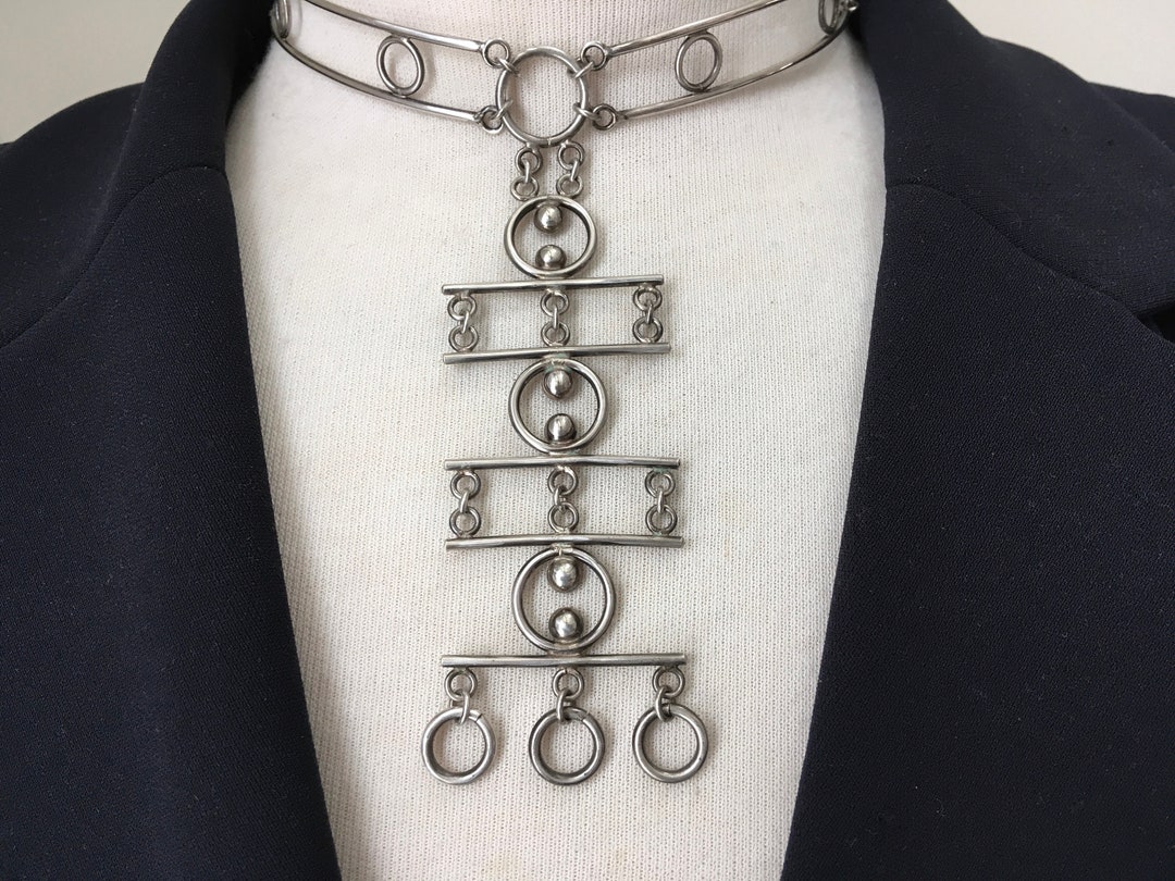 Scandinavian Neck Ring Pendant Necklace A K Pedersen - Etsy