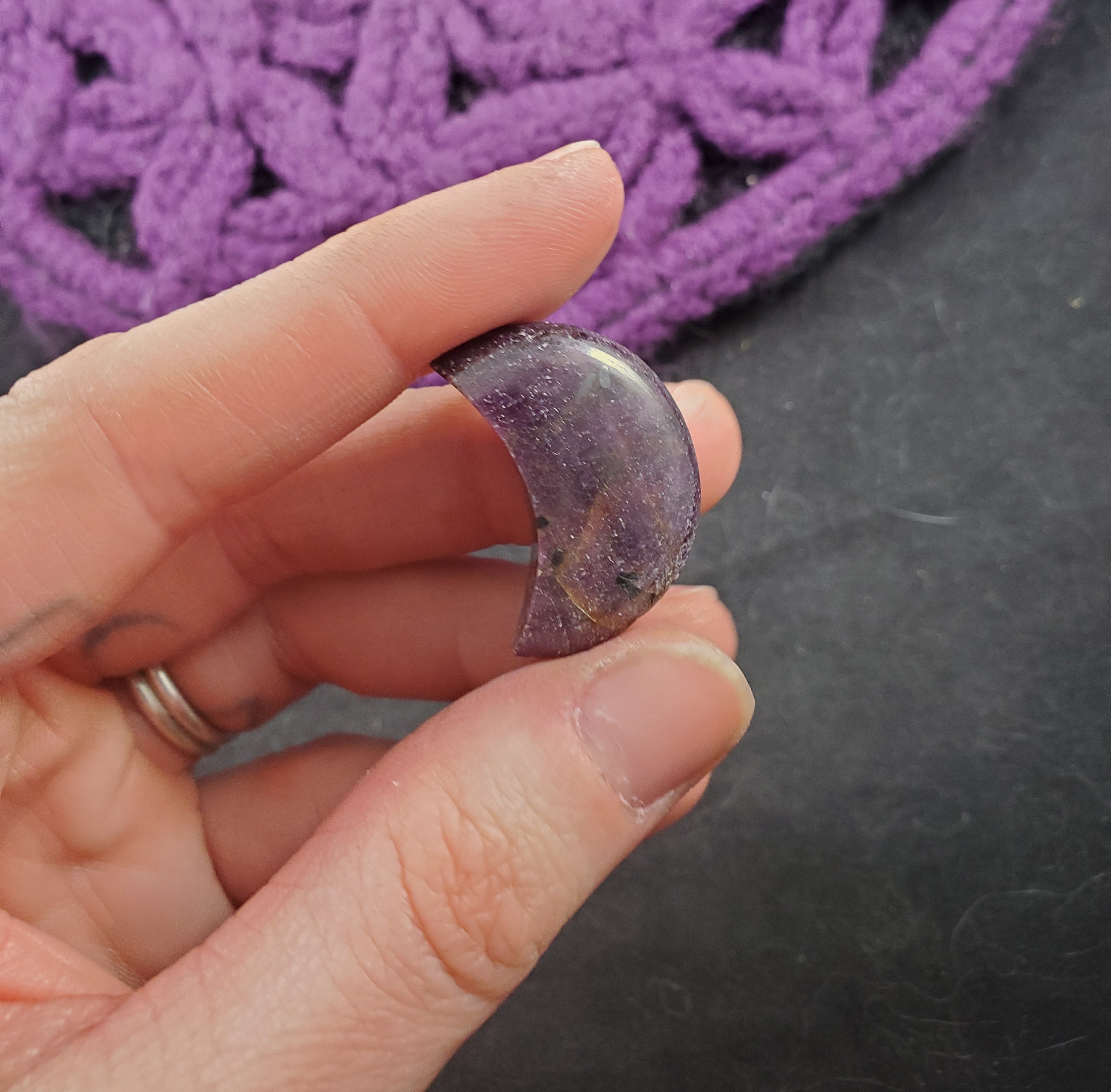 Star Ruby Polished Moon Crystals Stones Crystal Natural | Etsy