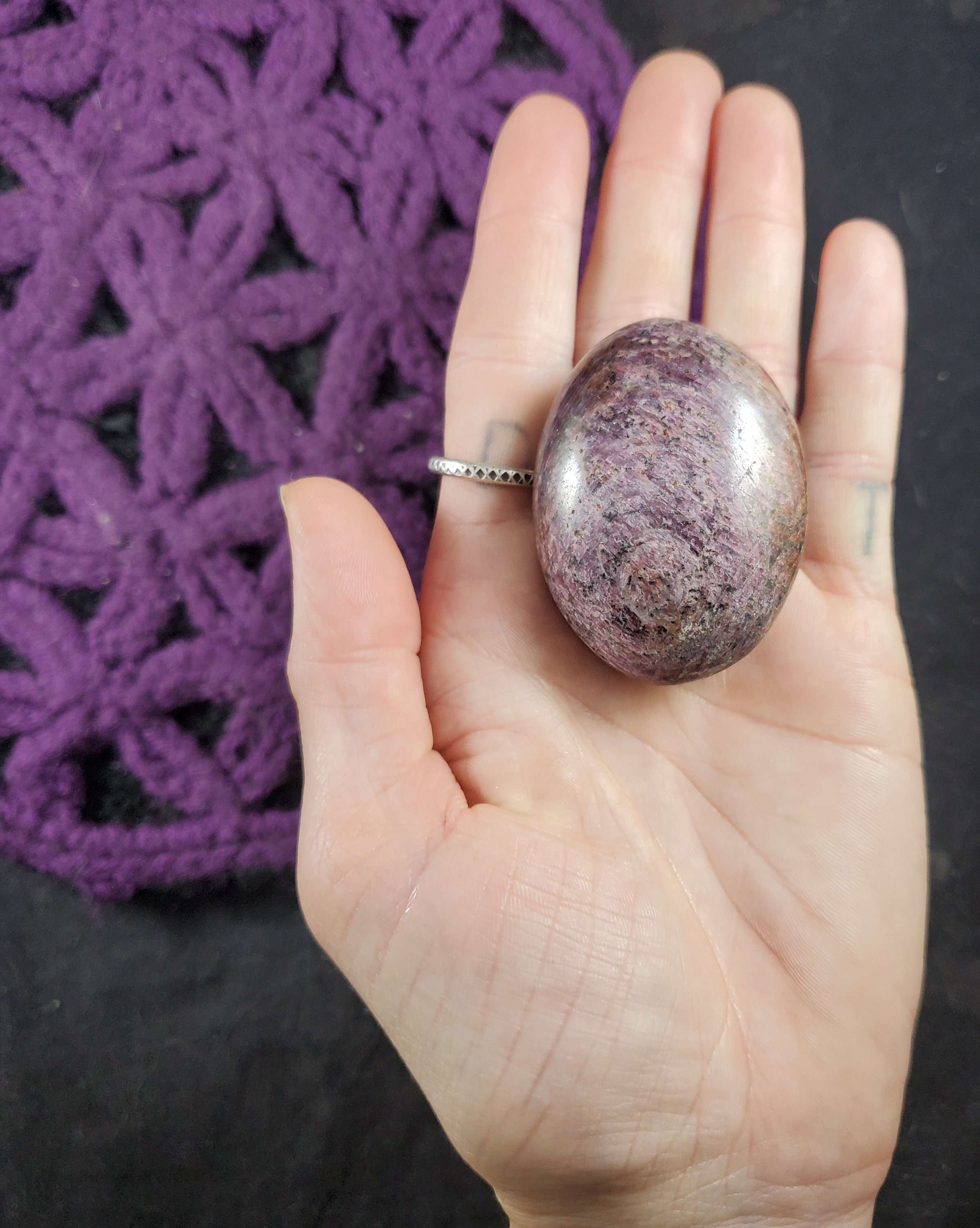 Ruby Palmstone Polished Crystals Large Stones Gallet Crystal Natural ...