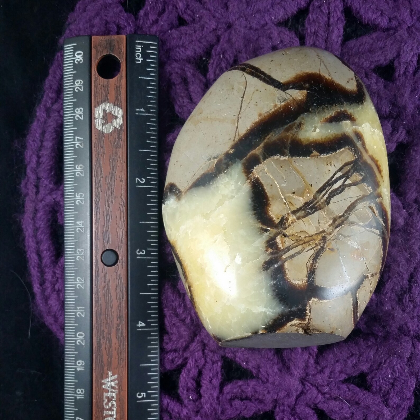 Septarian Calcite Freeform Self Standing Polished Display - Etsy