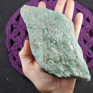 Large Green Fuchsite Crystal Natural Stones Crystals Rough Chunk Shiny ...