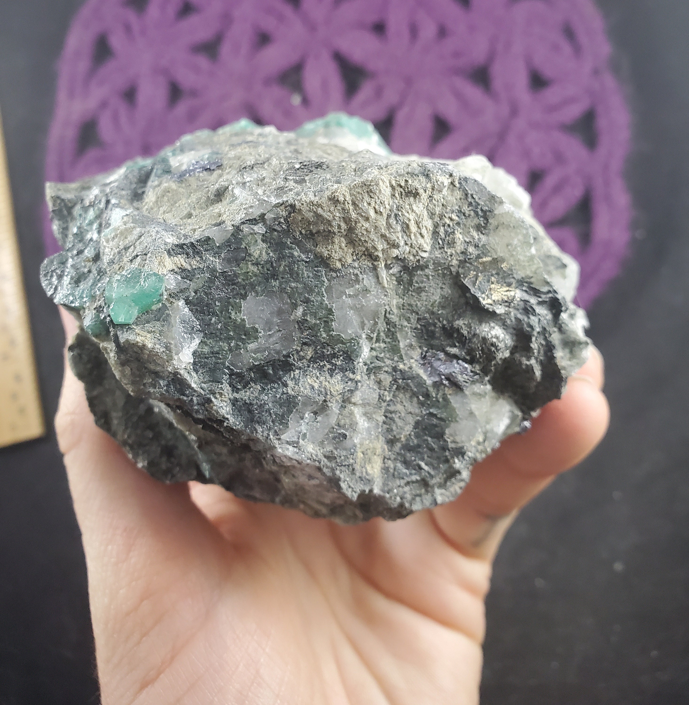 Emerald in Quartz Matrix Rough Large Healing Stones Crystals Raw ...