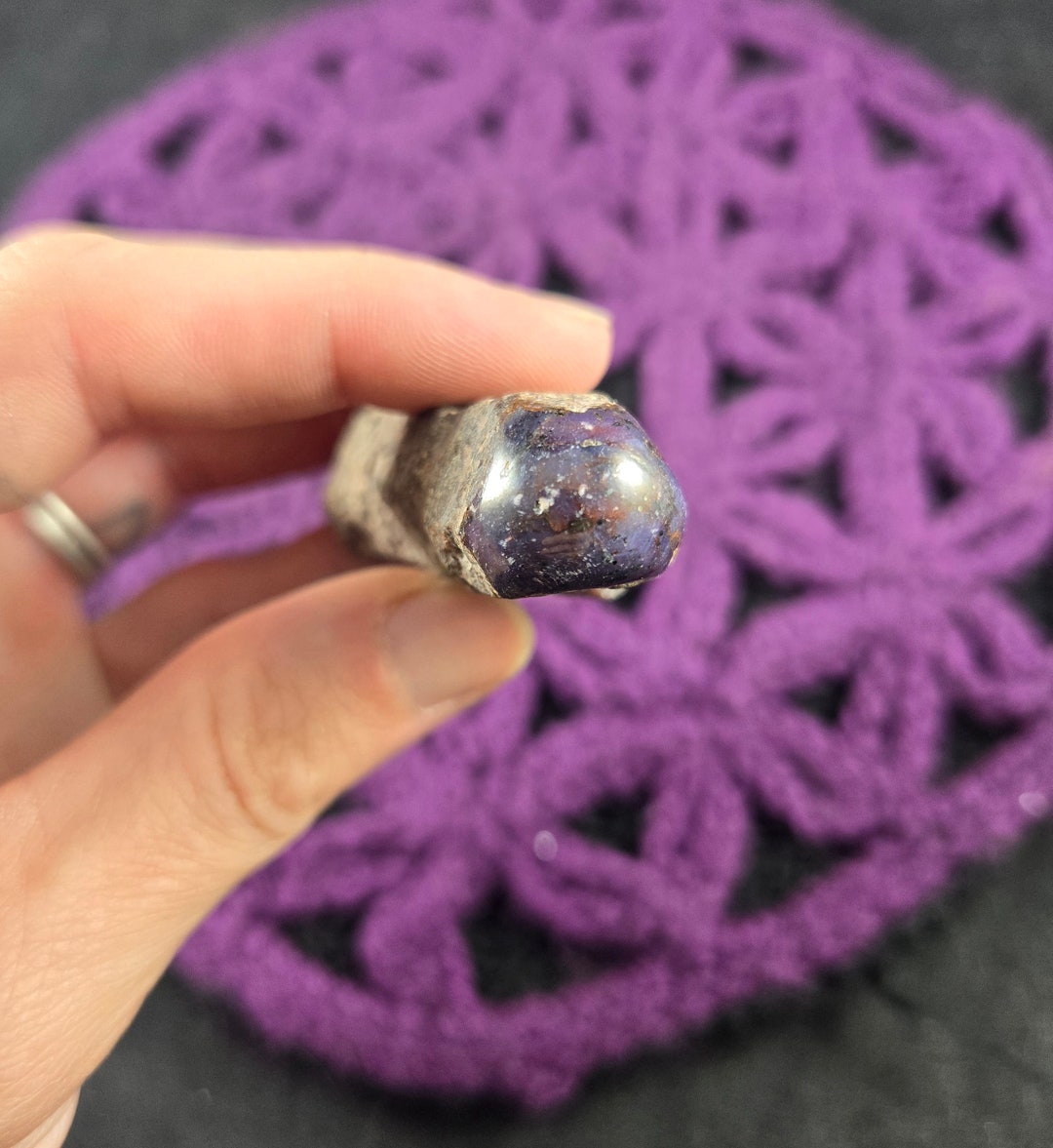 Star Ruby Raw Polished Tip Wand Crystal Stones Large Crystals Natural ...