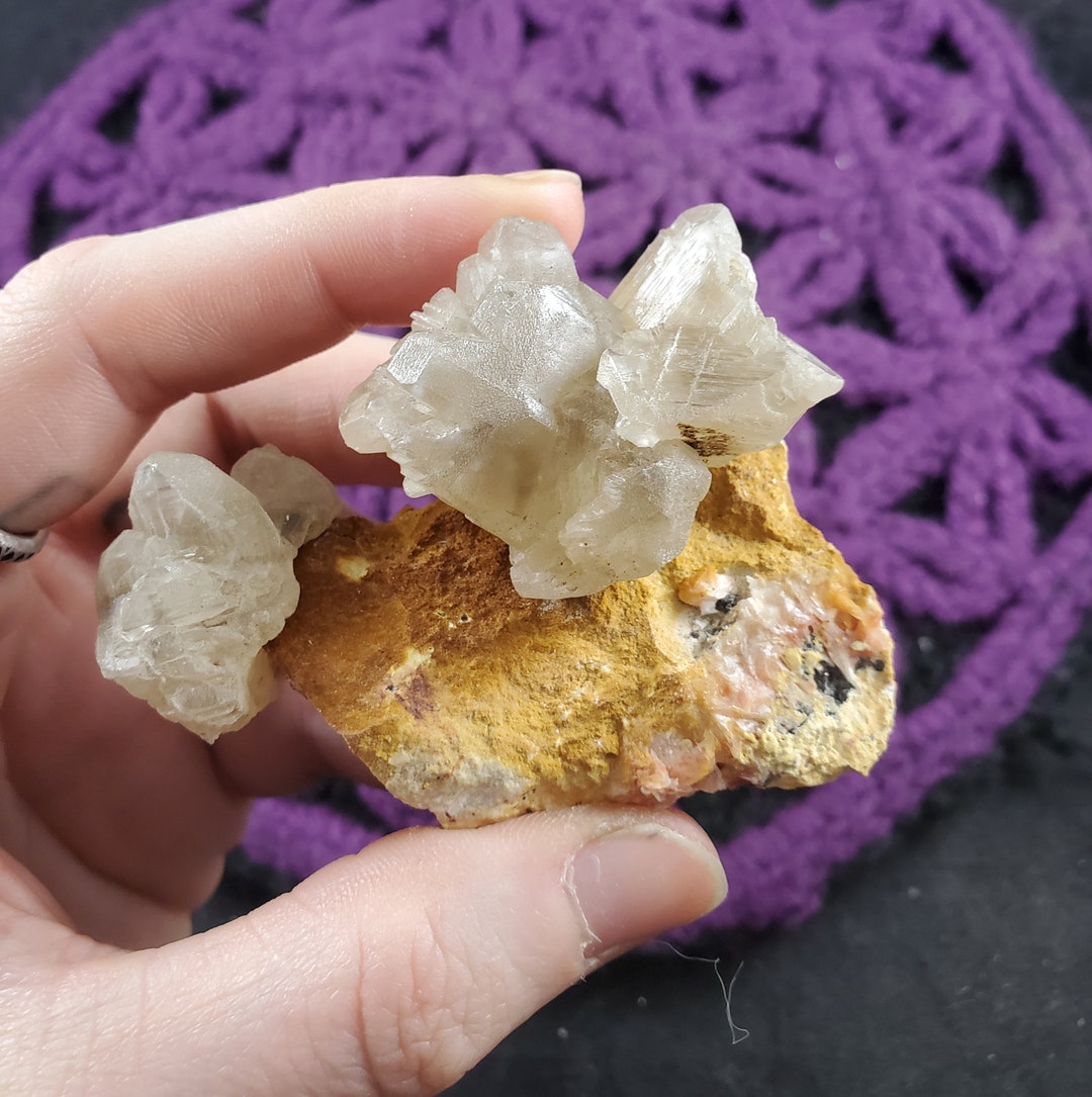 Cerussite on Matrix Cluster Crystal Stones Natural Rare Unique Rough ...