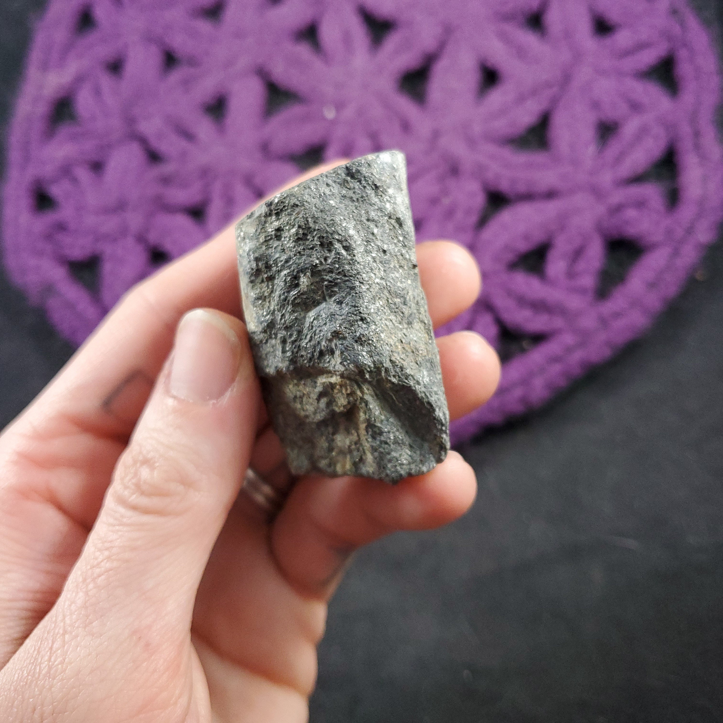 Chiastolite Andalusite Cross Stone Slice Crystal Stones Rough | Etsy