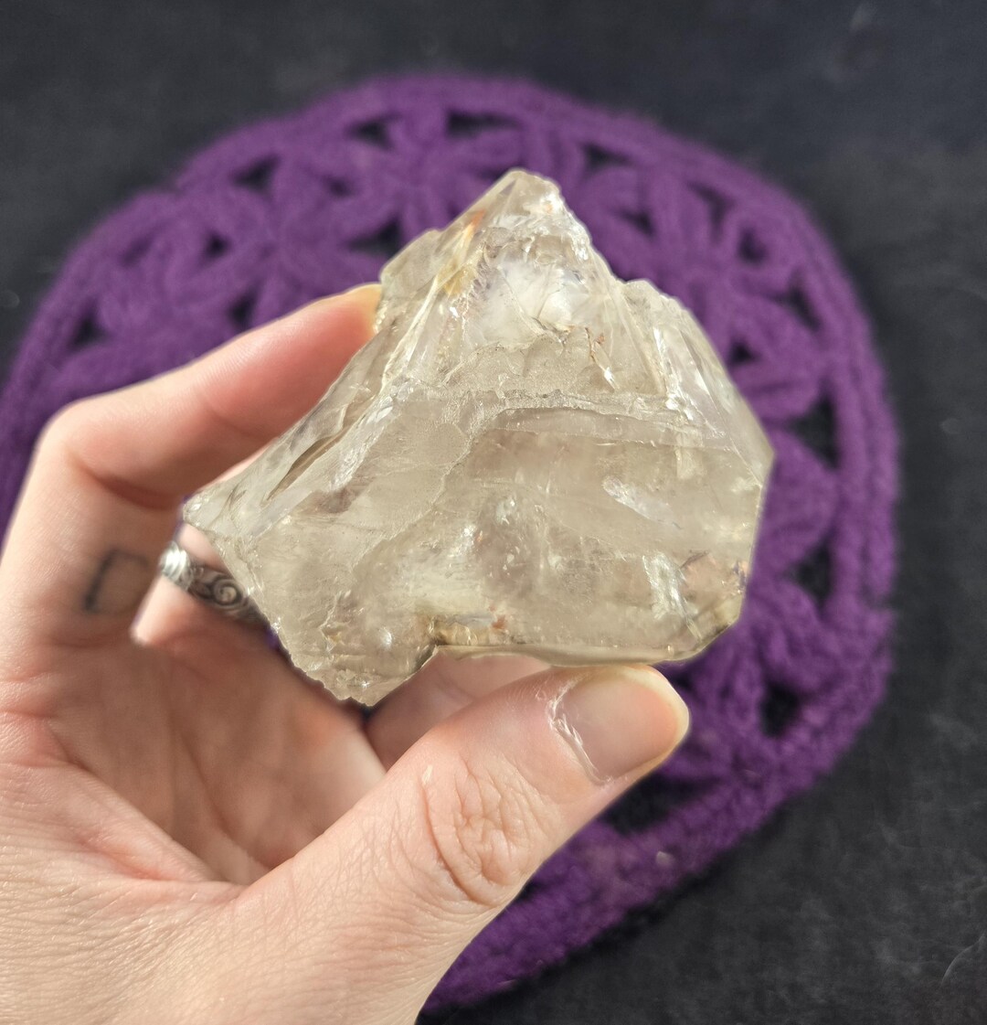 Elestial Quartz Crystal Glassy Raw Stones Crystals Natural Rare Unique ...