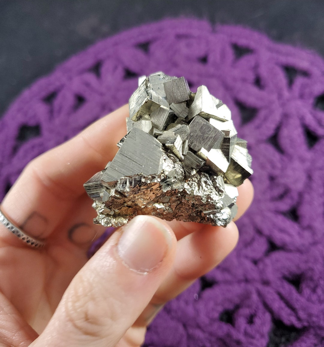Pyrite Raw Stones Natural Cubic Crystals Shiny Fools Gold Pyrite Small ...