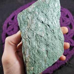 Large Green Fuchsite Crystal Natural Stones Crystals Rough Chunk Shiny ...