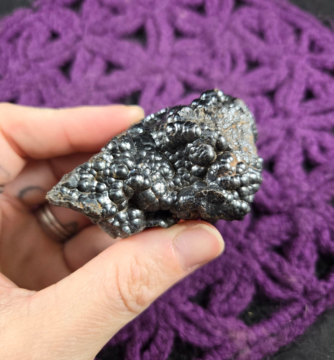 Botryoidal Hematite Raw Crystal Stones Crystals Natural Rare Unique ...