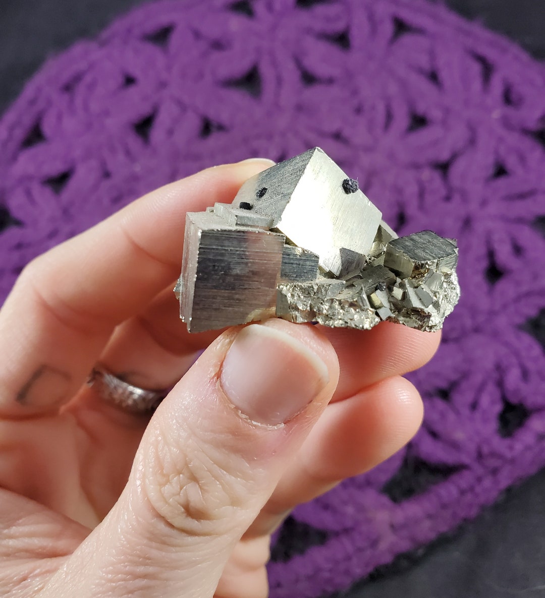 Pyrite Raw Stones Natural Cubic Crystals Shiny Fools Gold Pyrite Small ...
