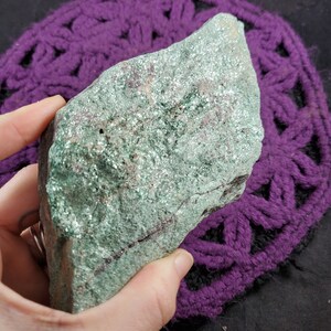 Large Green Fuchsite Crystal Natural Stones Crystals Rough Chunk Shiny ...