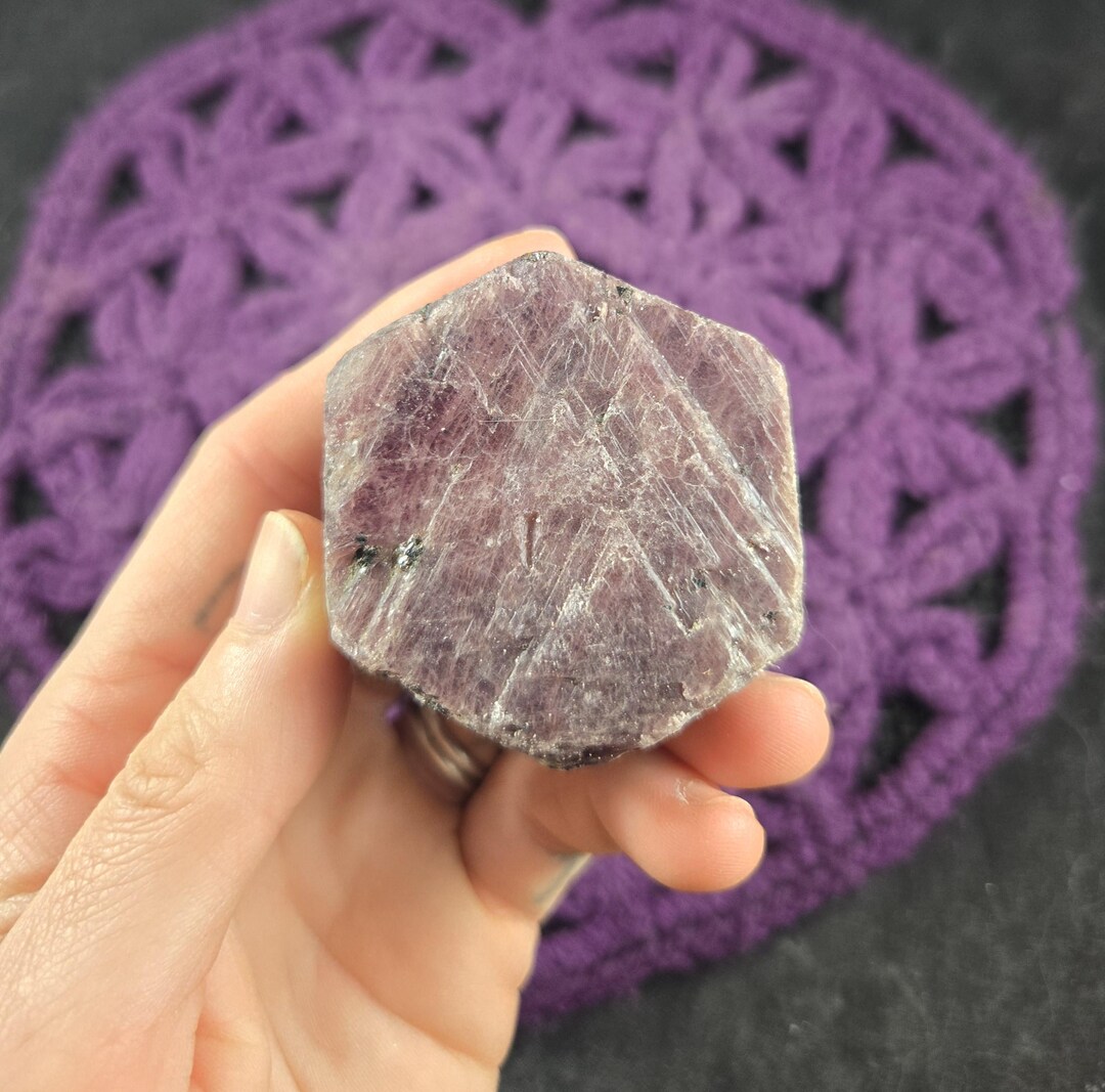 Record Keeper Ruby Raw Crystal Large Stones Crystals Rough Triangles ...