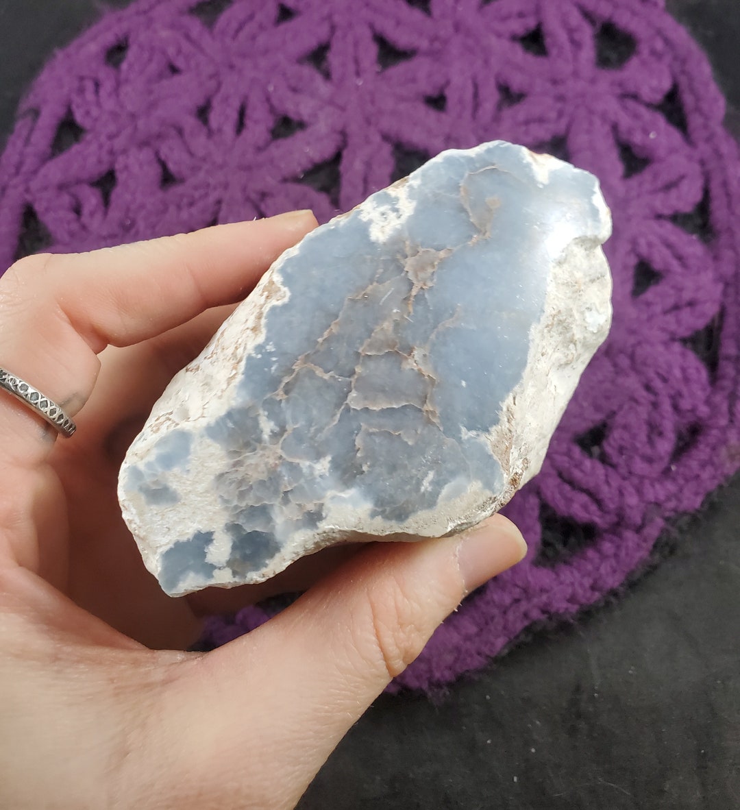 Angelite Top Polished Crystal Freeform Large Stones Crystals Natural ...