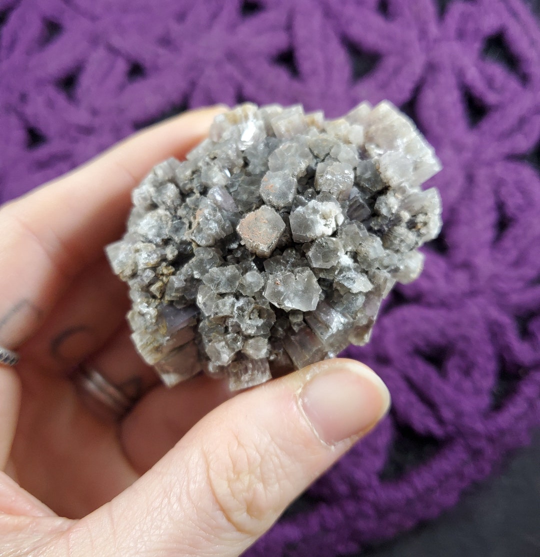 Purple Spanish Aragonite Crystal Cluster Spain Stones Crystals Raw ...
