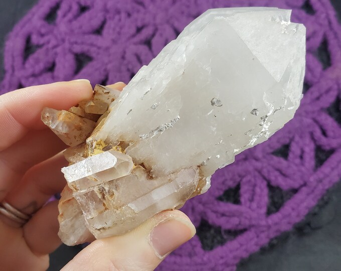 Candle Quartz Point Pineapple Crystals Madagascar Large Termination ...