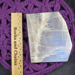 Moonstone Sunstone Large Slab High Quality Stones Crystal Polished Blue ...