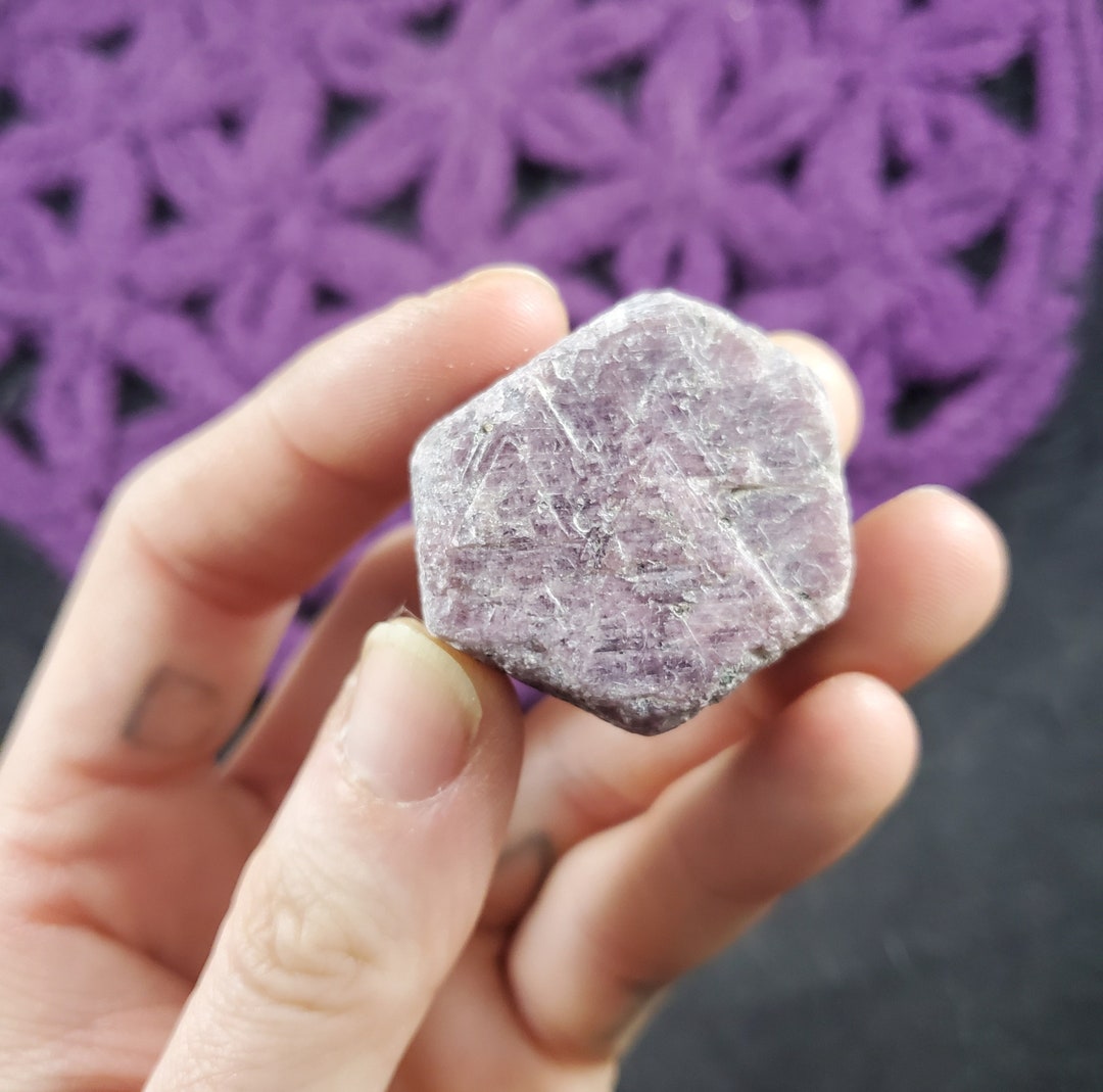 Record Keeper Ruby Raw Crystal Stones Crystals Rough Triangles ...