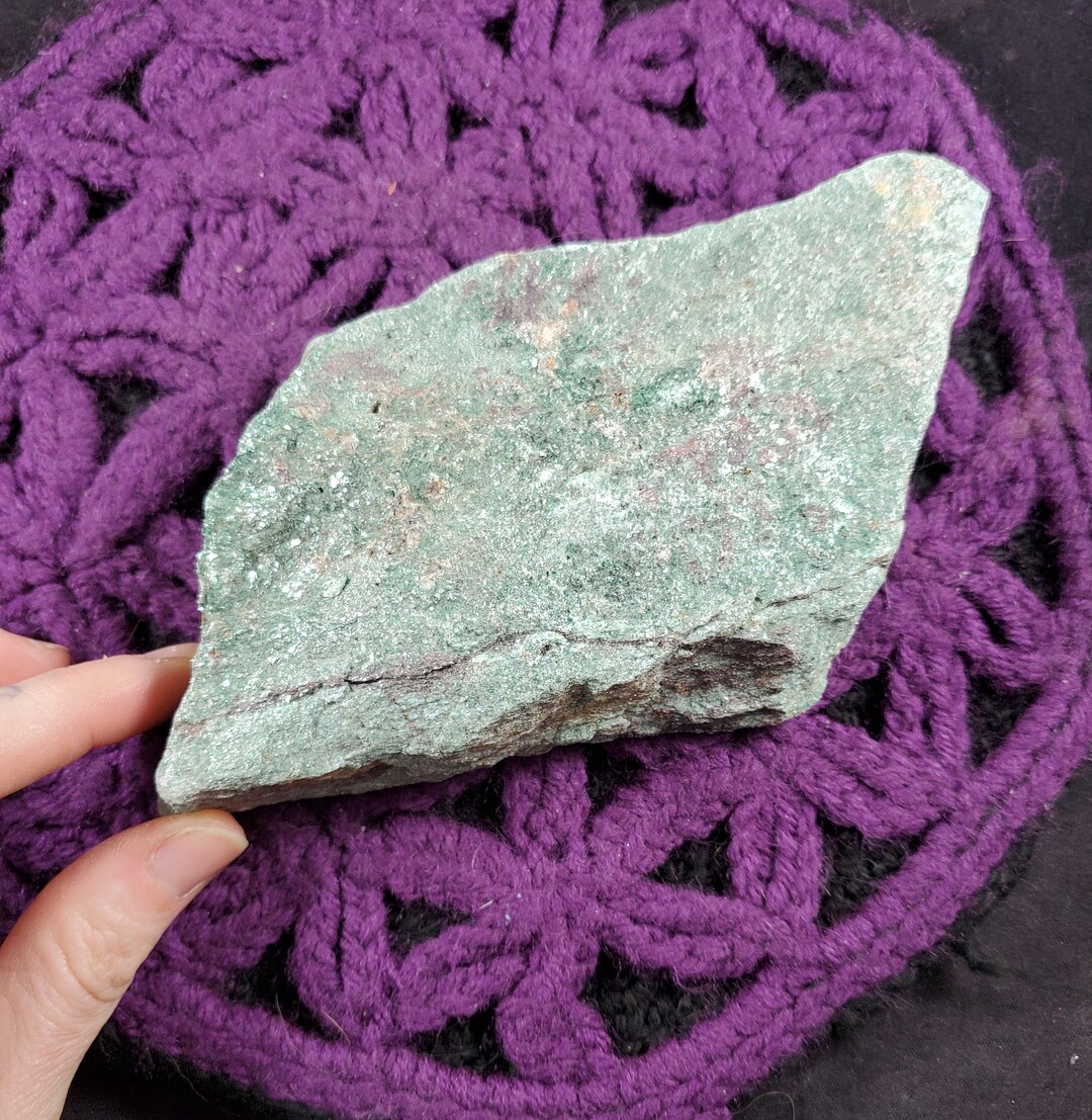 Large Green Fuchsite Crystal Natural Stones Crystals Rough Chunk Shiny ...