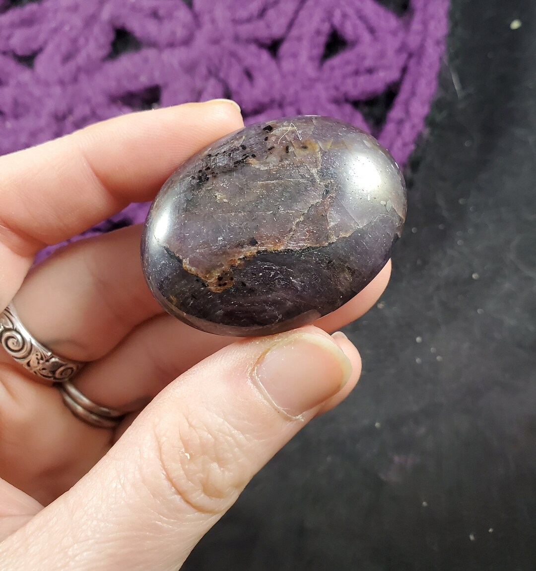 Ruby Pocket Stone Polished Crystals Palm Stones Gallet Crystal Natural ...