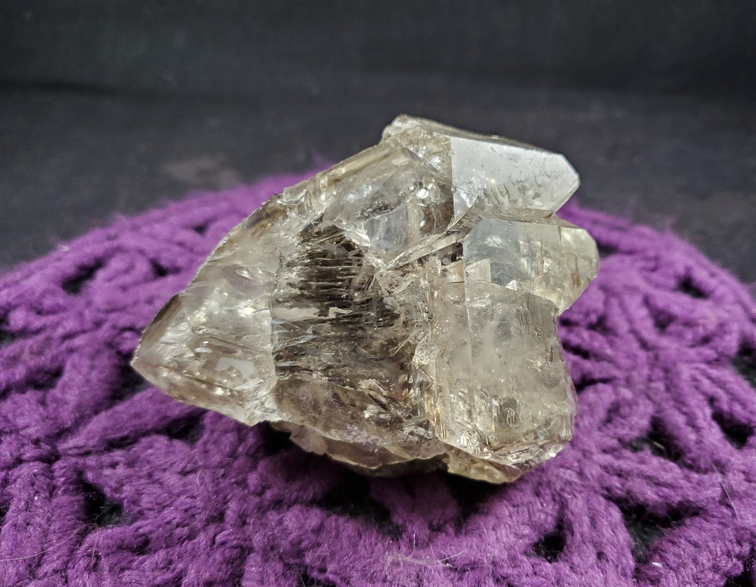 Elestial Quartz Crystal Glassy Raw Stones Crystals Natural Rare Unique ...