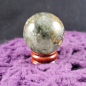 Lodolite Quartz Sphere Crystal Ball Stone Polished Marble Chlorite ...