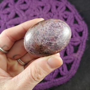Ruby Palmstone Polished Crystals Large Stones Gallet Crystal Natural ...
