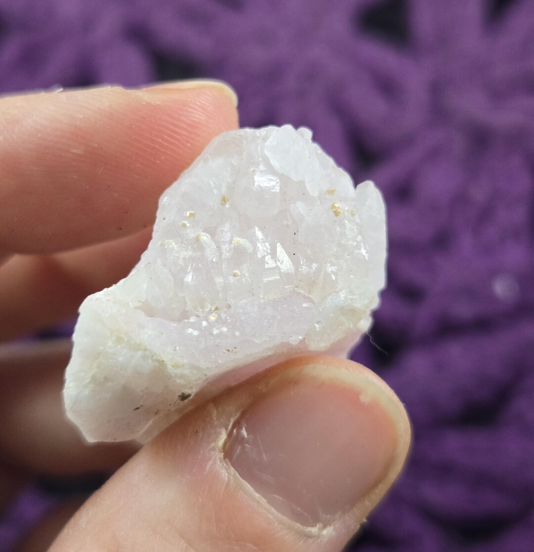 Crystalline Rose Quartz Elestial Crystal Rare Stones Small Crystals ...