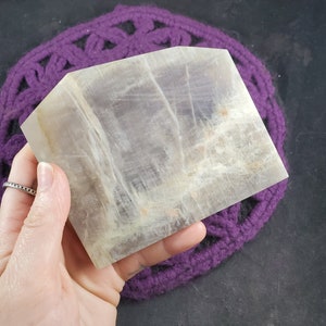 Moonstone Sunstone Large Slab High Quality Stones Crystal Polished Blue ...
