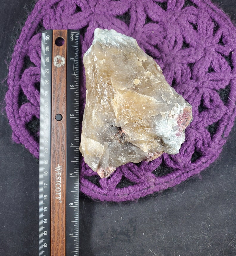 Citrine With Blue Albite Pink Tourmaline and Lepidolite - Etsy