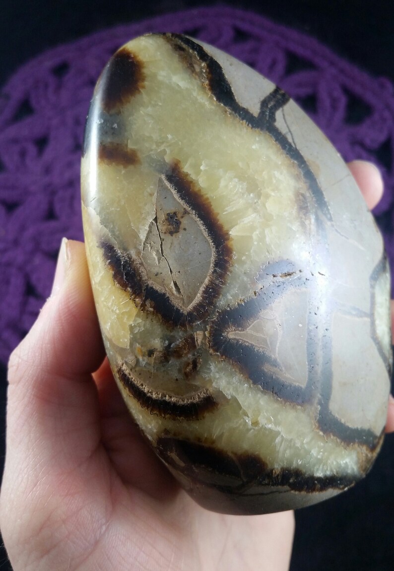 Septarian Calcite Freeform Self Standing Polished Display - Etsy