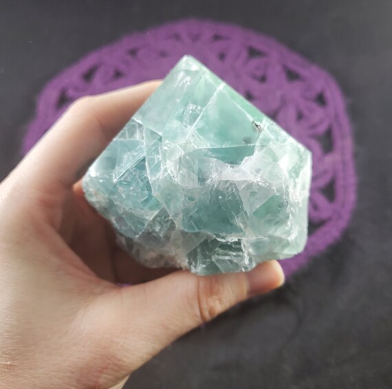 Home Décor Fluorite Crystal Top Polished Point Home & Living etna.com.pe