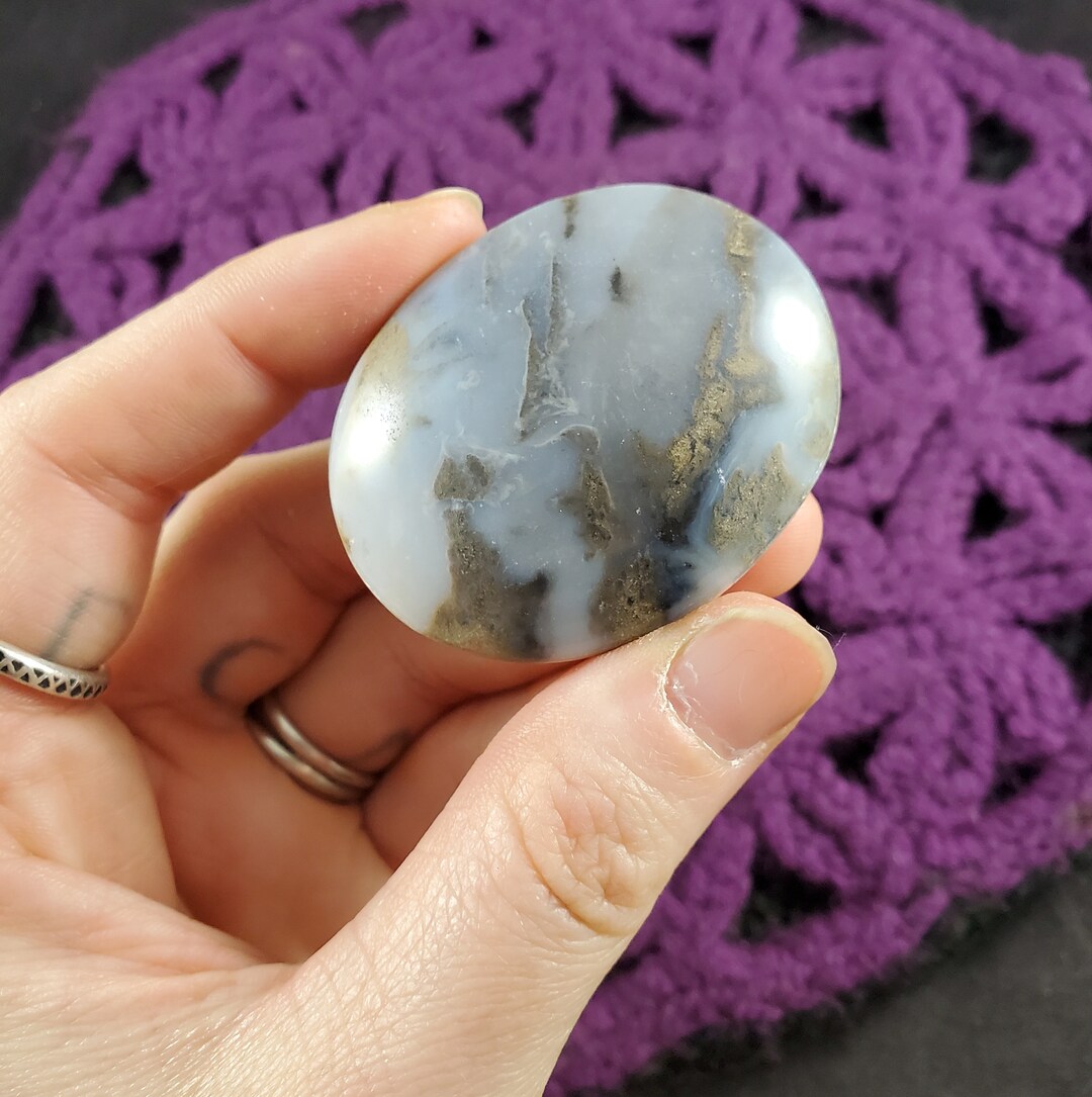 Small Dendritic Agate Gallet Palmstone Crystal Polished Stones Palm Stone Crystals Natural ...
