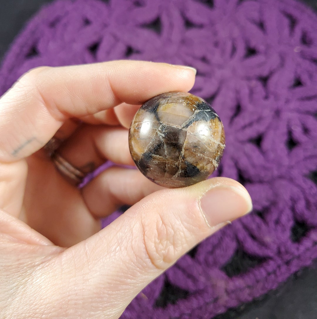 Chiastolite Andalusite Cross Stone Sphere Crystal Ball Stones Carbon ...