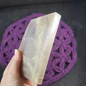Moonstone Sunstone Large Slab High Quality Stones Crystal Polished Blue ...