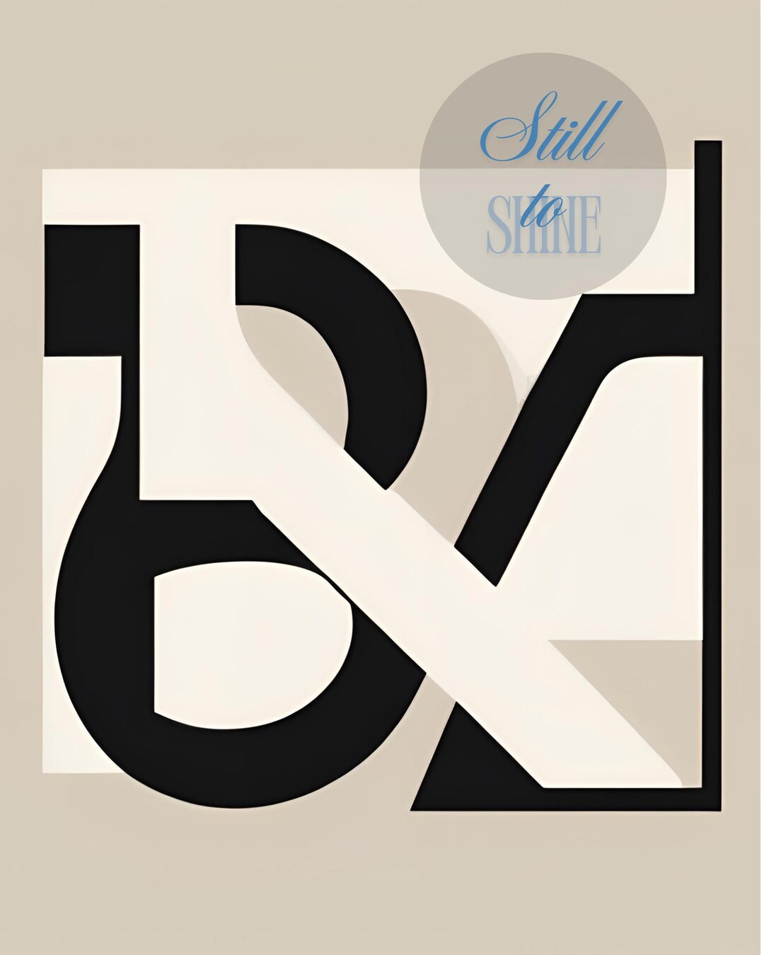 ALL R LETTERS ,wall Art Set of 3 ,abstract Typographic ,geometric ...