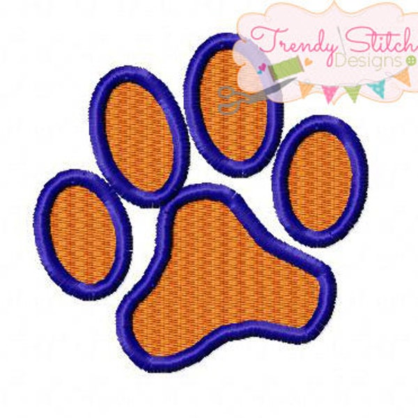 Paw Print Embroidery - Etsy