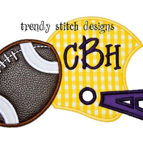 Fall Cheer With Football Embroidery Design Machine Applique | Etsy