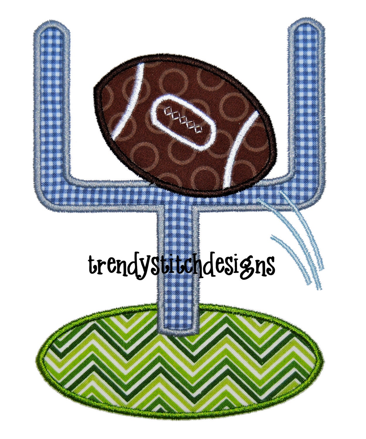 Football Goal Applique Machine Embroidery Design INSTANT DOWNLOAD - Etsy