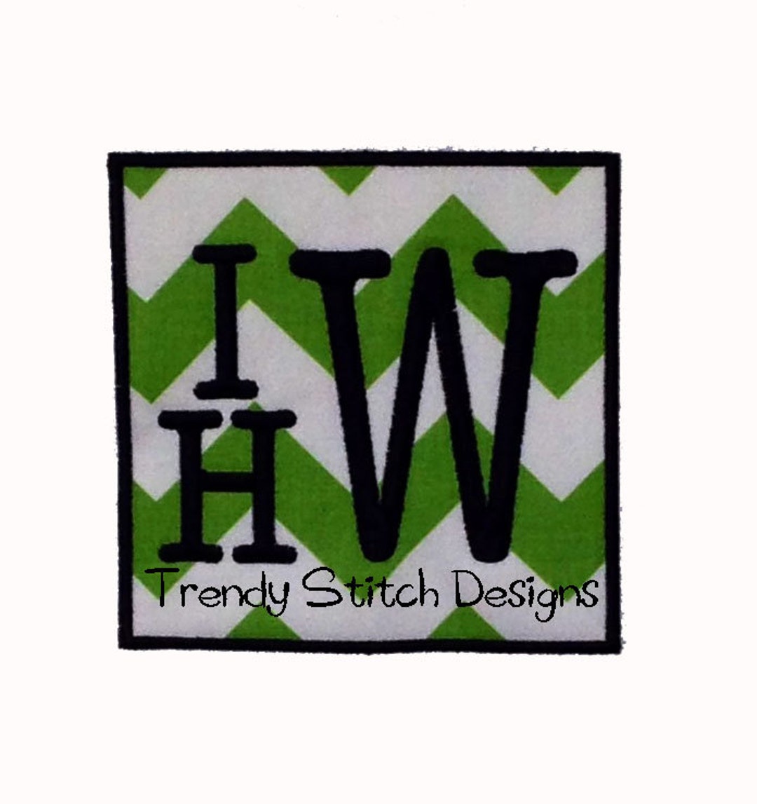 Square Frame Patch Applique Design Machine Embroidery Design INSTANT ...