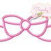 Bow Topper Applique Machine Embroidery Design INSTANT DOWNLOAD Hairbow ...