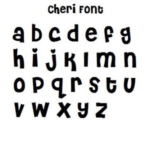 Cheri Font Filled Machine Embroidery Design INSTANT DOWNLOAD - Etsy