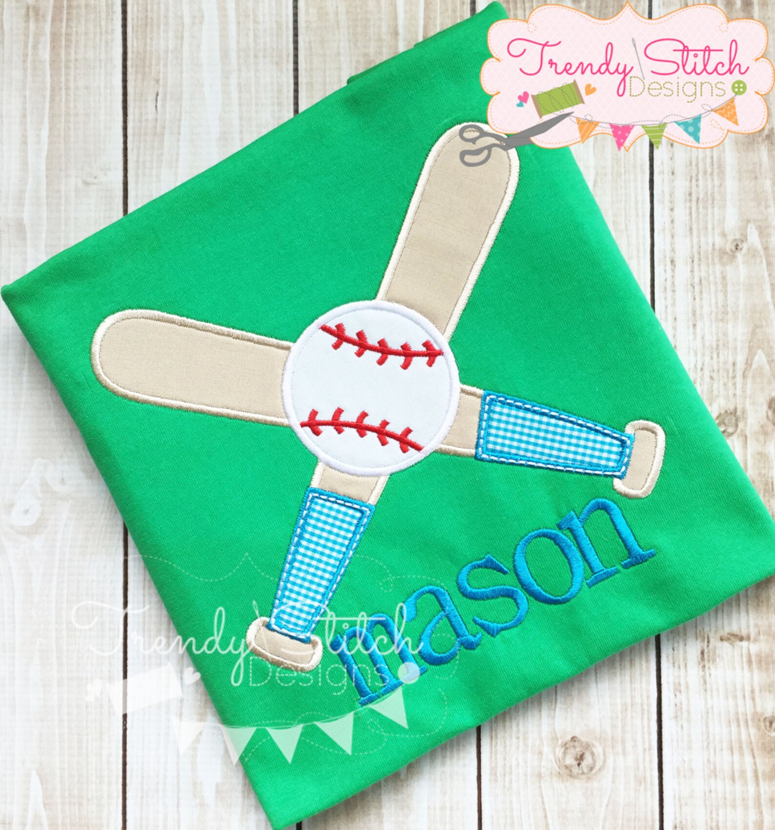 Crossed Bats Applique Embroidery Design INSTANT DOWNLOAD Baseball Bat ...
