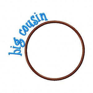 Sibling Circle Patch Applique Machine Embroidery Design INSTANT ...