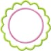 Scalloped Round Patch Applique Design Machine Embroidery Design INSTANT ...